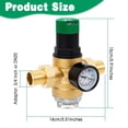 Brass Pressure Regulator 3/4 Inch, DN20 Reducing Valve - Walmart.com