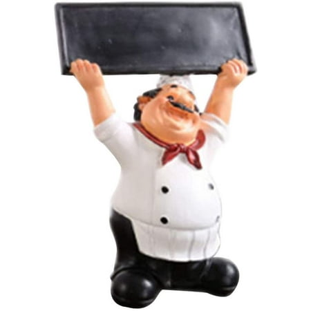 Restaurant Chef Statue Kitchen Figurine Ornament Table Decoration ...