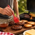 Integrated Wide Face Silicone Basting Brush, Heavy Duty BBQ Sauce Brush ...