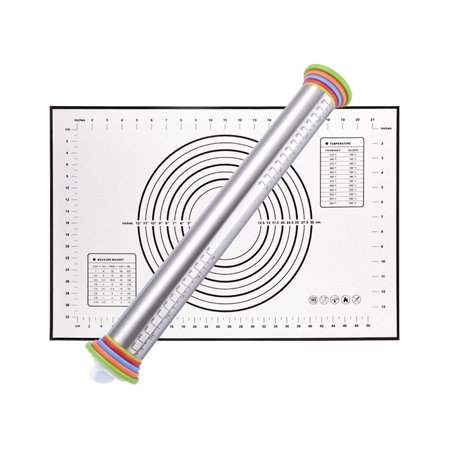 Clear Scale Rolling Pin Mat Adjustable Stainless adjustable stainless ...