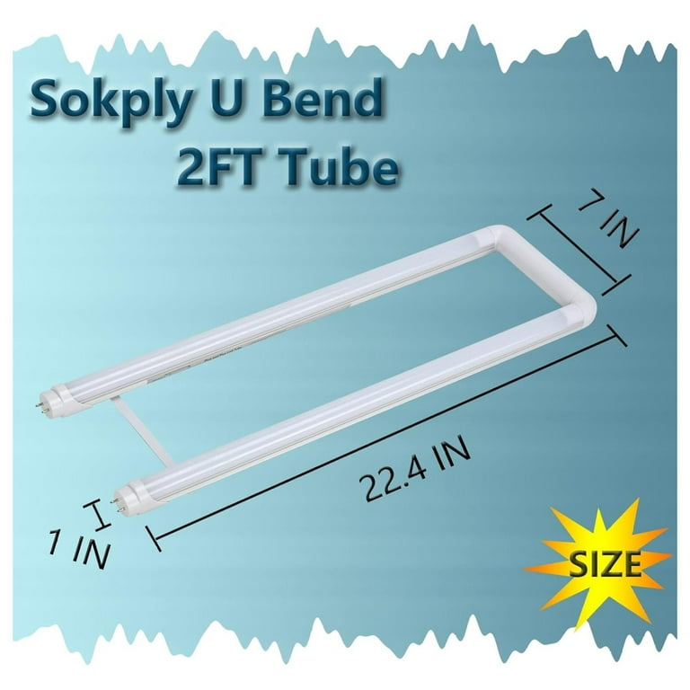 U Bend Fluorescent Tubes Acrylic Blocks – Acrylic United States