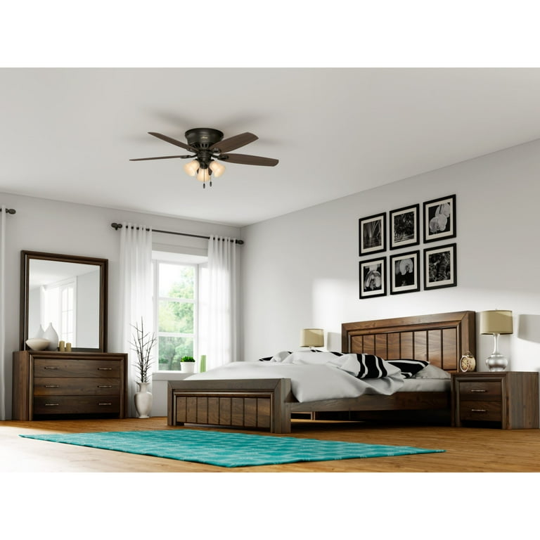 Hunter Builder Low Profile With 3 Lights 52 Inch Ceiling