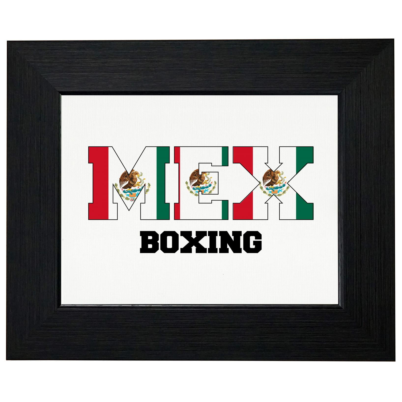 Mexico Boxing - Olympic Games - Rio - Flag Framed Print Poster Wall or ...