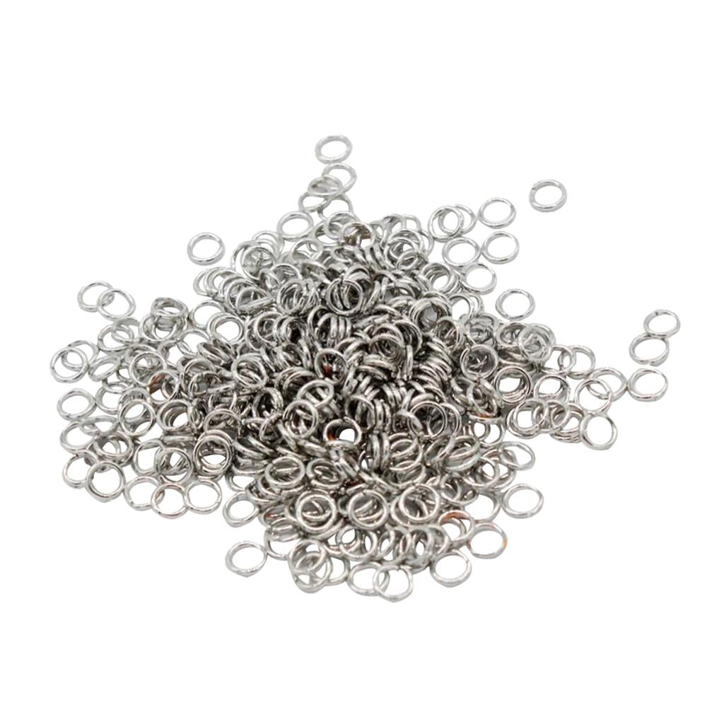 500Pcs 4mm 5mm 6mm Open Jump Loops Making Connector - Walmart.com