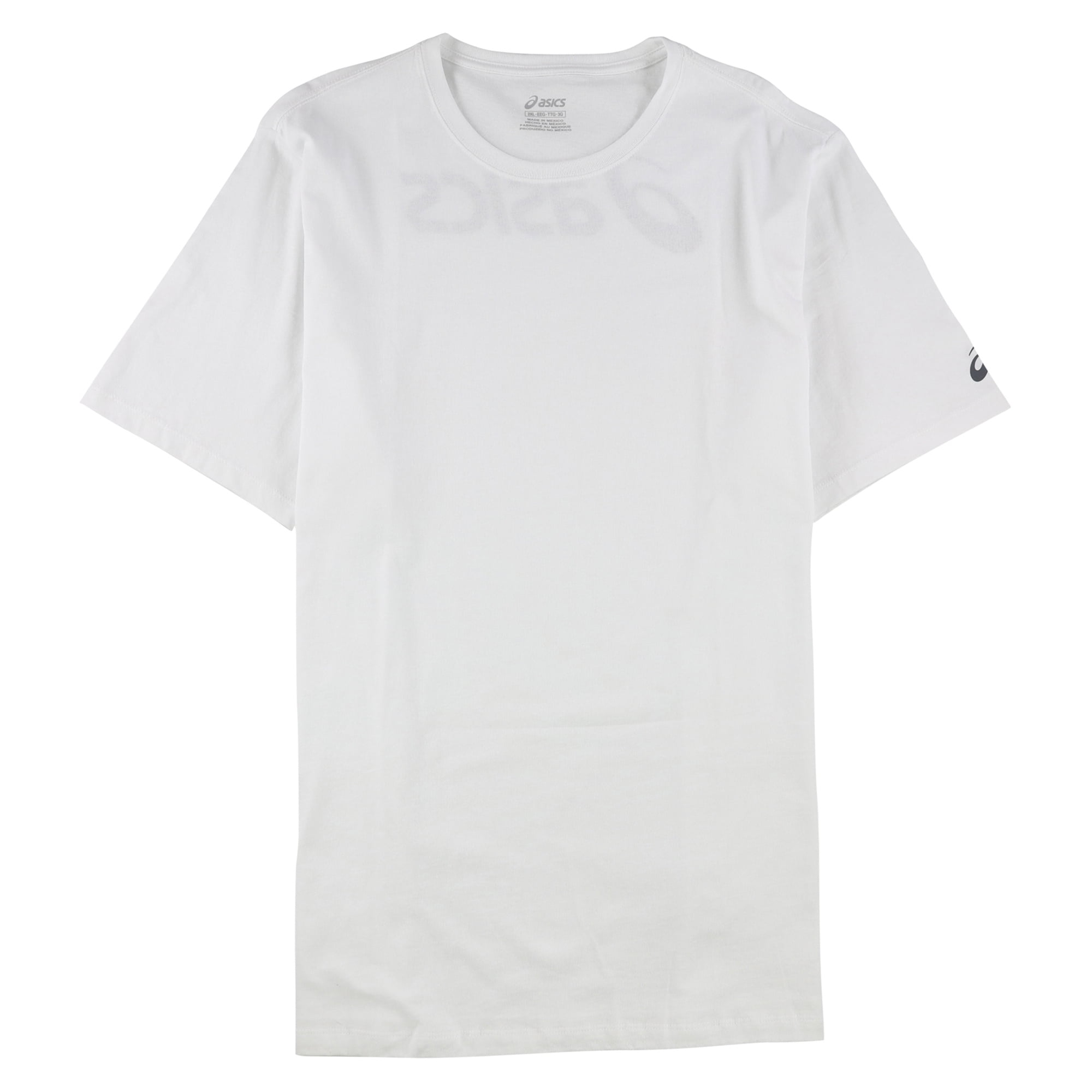Click here for Asics Mens Logo Basic T-Shirt  White  Medium prices
