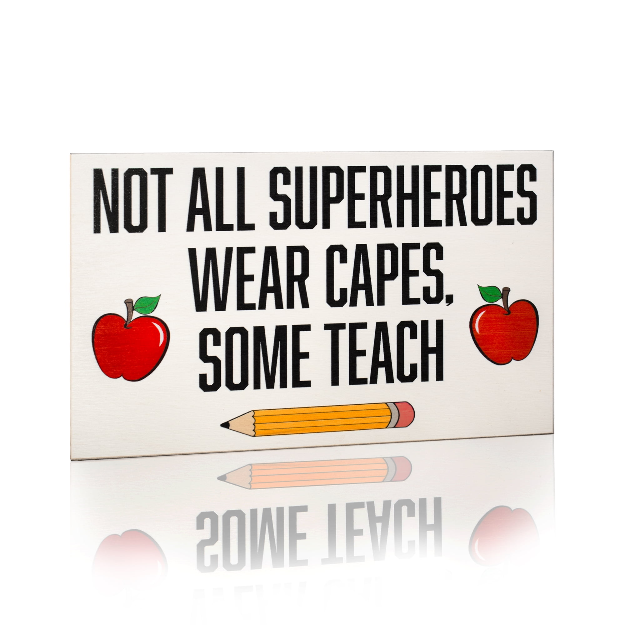 JennyGems Teacher Gifts for Women, Men, Not All Superheroes Wear Capes ...