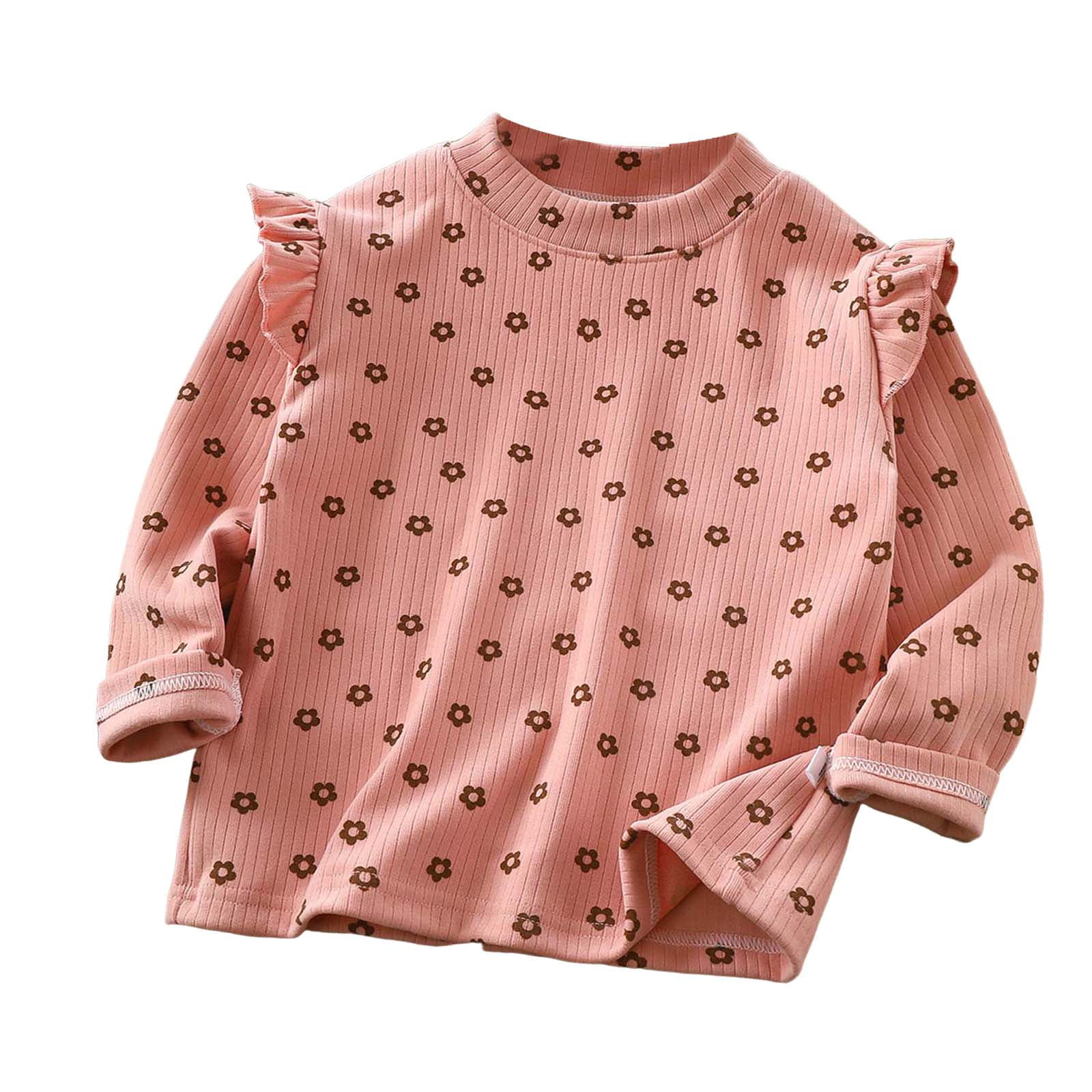 Click here for Zanarzt Girls Ruffle Long Sleeve Blouse Girls Comf... prices