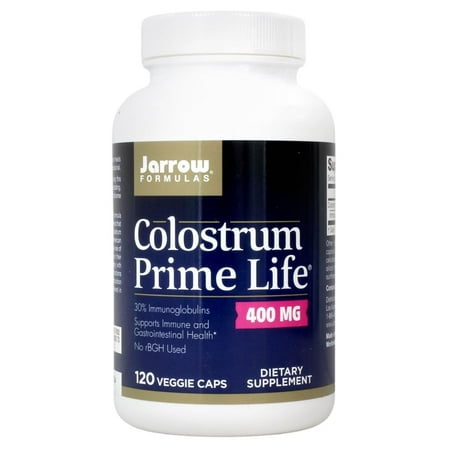 Jarrow Formulas - Colostrum Prime Life 400 mcg. - 120 Vegetable Capsule ...