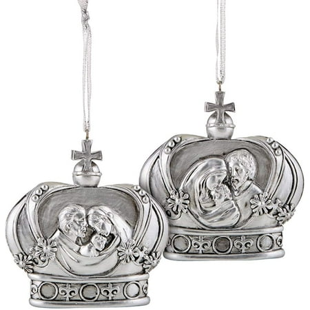 CPDD Christian CPDD Crown Nativity Scene Decorations, Pack of 2, 3 1/2 ...