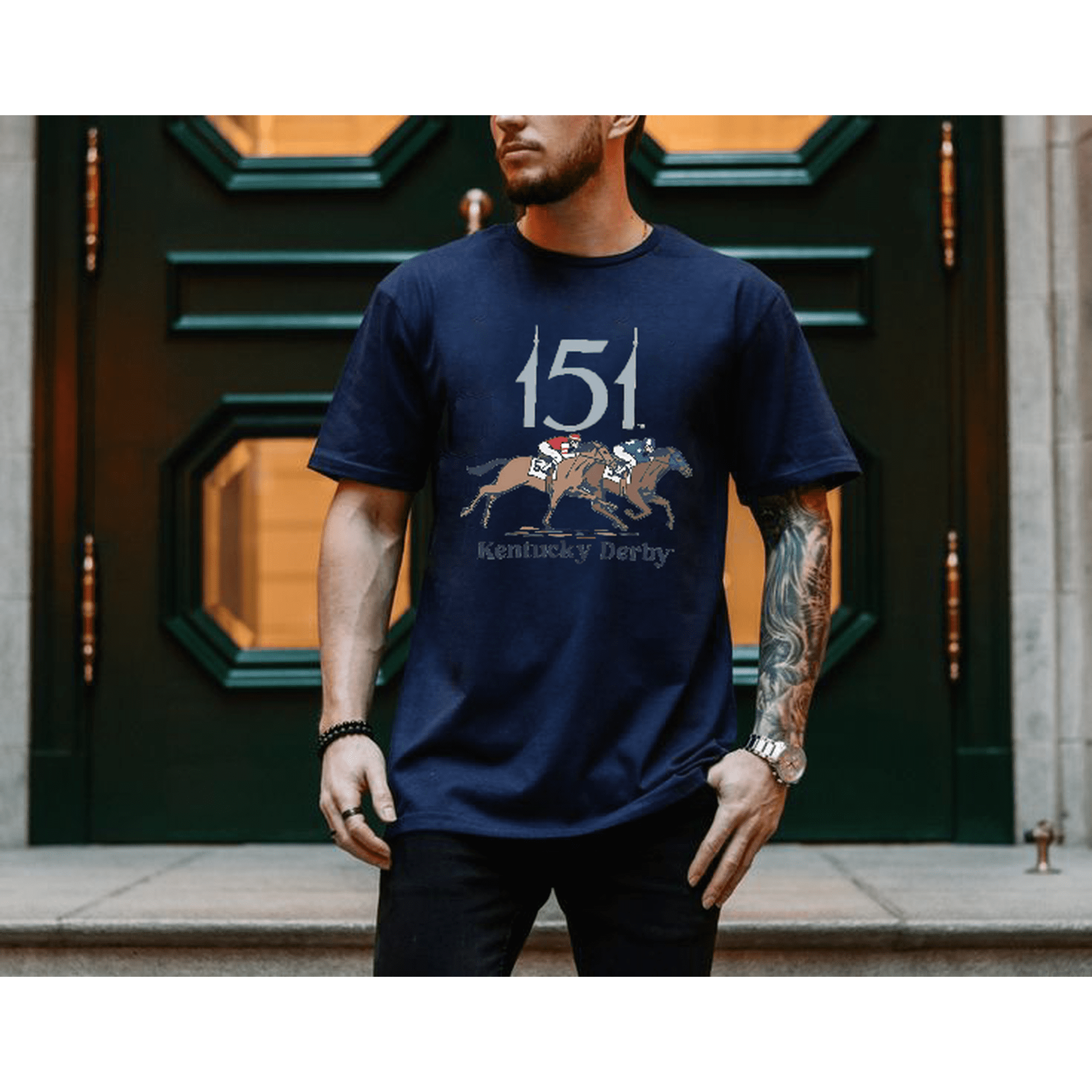 Click here for Arvique8x Kentucky Derby 151 Hug The Rail Horse Ra... prices