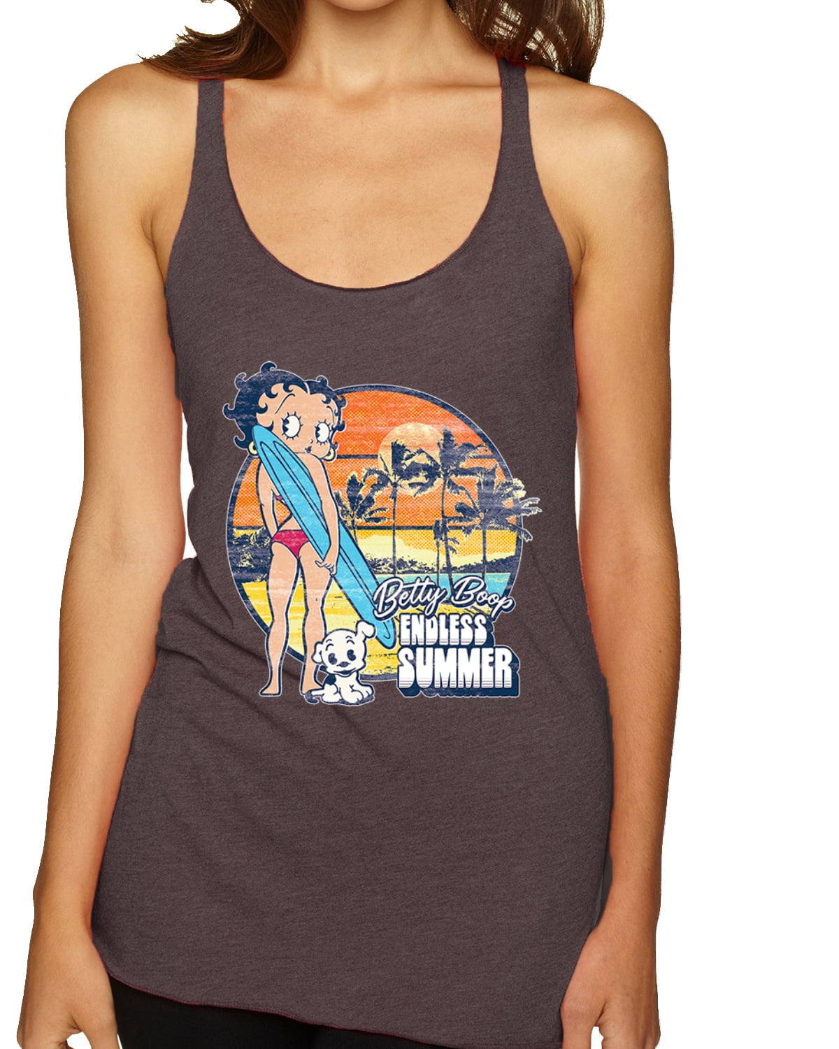 Wild Bobby Betty Boop Endless Summer Beach the Dog Betty Boop Tri-Blend ...