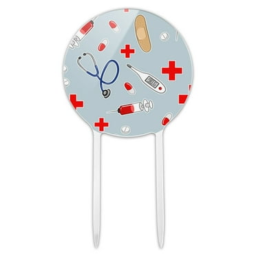 Medical Doctor/Nurse ~ Edible Icing Image Cake Topper for 1/4 sheet ...