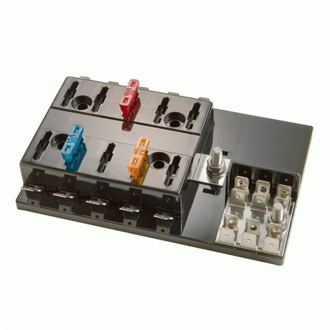 Fuse Block ATC with 10 Position with Grounding Pad - Walmart.com