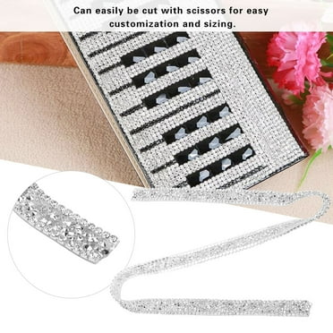 Two Tone Rhinestone Diamond Mesh Wrap Ribbon, 2-1/2-inch, 10-yard ...