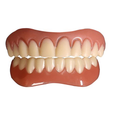 False Teeth Silicone Upper Lower Veneers Perfect Laugh Veneers Dentures ...