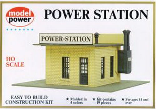 Model Power 443 HO Scale Power Station Building Kit - Walmart.com