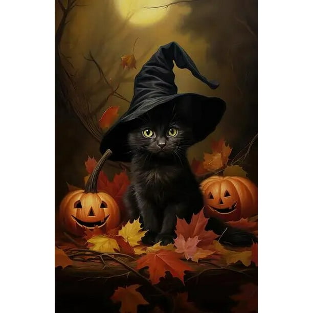 Impresiones de arte gótico victoriano, Gato Negro, cuervo oscuro ...