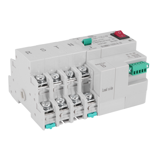 MCB Type Dual Power Automatic Transfer Switch 4P 100A Circuit Breaker ...