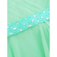 iiniim Girls One Shoulder Flowers Chiffon Wedding Bridesmaid High Low ...