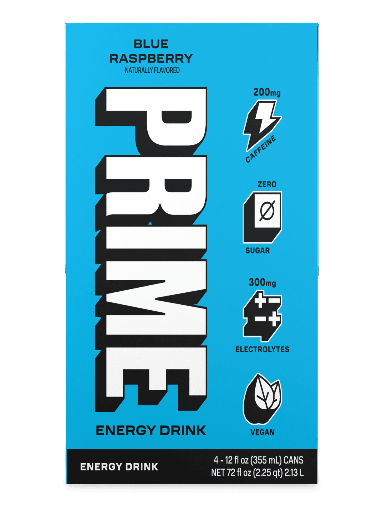 Blue Raspberry Prime Energy Drink, 12oz Cans 4 Pack in Nepal at NPR ...