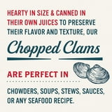 Snow's Chopped Clams in Clam Juice, 6.5 oz - High Quality, Wild Caught ...