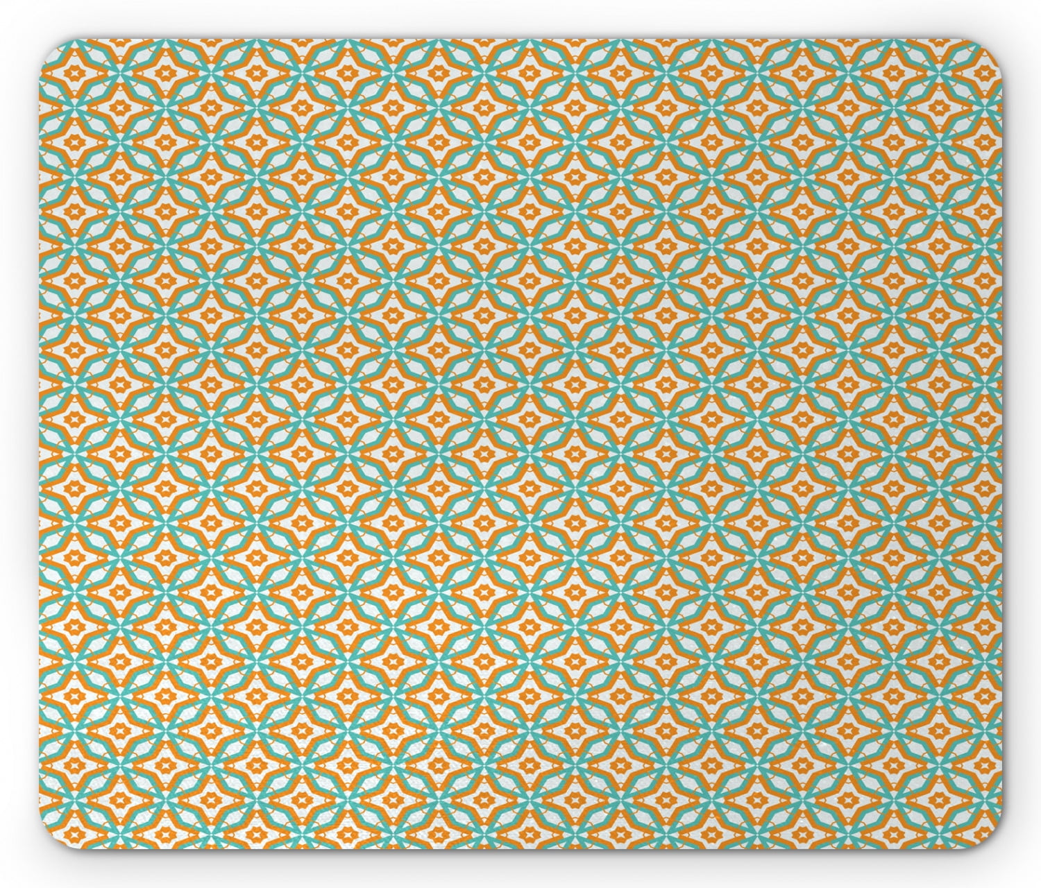 Abstract Mouse Pad, Retro Geometric Pattern of Intersecting Shapes ...