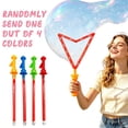 18.11 Inch Big Bubble Wands for Kids,3Pcs Bubble Wands with Bubble ...