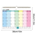 English Version Monthly Planner for Home, Tabletop Academic Calendar ...