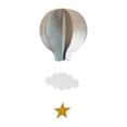 2-Pack Monochrome Hot Air Balloon Paper Garland - 18-22 inch Reusable ...