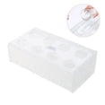 ANXPTIME Stone Grain Clear Acrylic Flower Vase Multifunction Organizer ...
