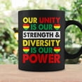 Black History Month African American Unity Power Diversity Coffee Mugs ...