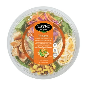 Marketside Santa Fe Style Salad with Chicken, 6.35 oz Bowl, Fresh ...
