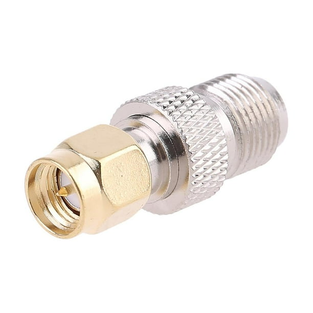 Adaptador y conector coaxial RF recto de conector SMA hembra a conector tipo F hembra | Bodega ...