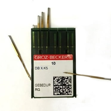 100 GROZ-BECKERT DBX1 16X257 1738 GEBEDUR TITANIUM SEWING MACHINE NEEDLES -Size 12 (metric 80 ...