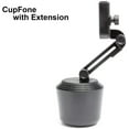 "WeatherTech CupFone Extension, Universal Cell Phone Mount, Adjustable ...