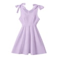 Vividxx Girls Summer Dress Printed Tie Strap Dress For Tweens ...