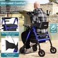 StrollAid Upright Walkers for Seniors, 450 lb Heavy Duty Stand Up ...
