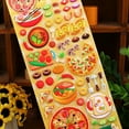 Food-Shaped Stickers Assorted Pizza Designs, Safe Materials for Kids ...