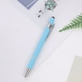 ZOURIH Ballpoint Pen with Stylus Tip, 10 Pcs 2 in 1 Metal Pen Black Ink ...