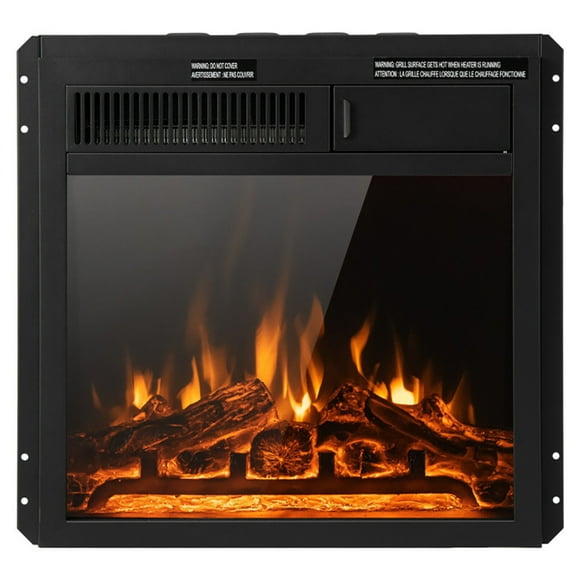 MagikFlame Electric Fireplace 28" Insert - Large Black Firebox - 30 ...