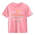 Back to School Shirt for Kids Solid Color Short Sleeve Blouse Classic ...