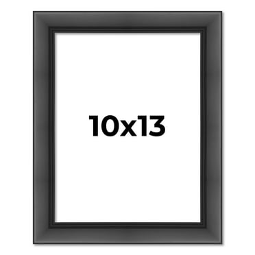 7x10 - 7 x 10 Flat White Solid Wood Frame with UV Framer's Acrylic ...