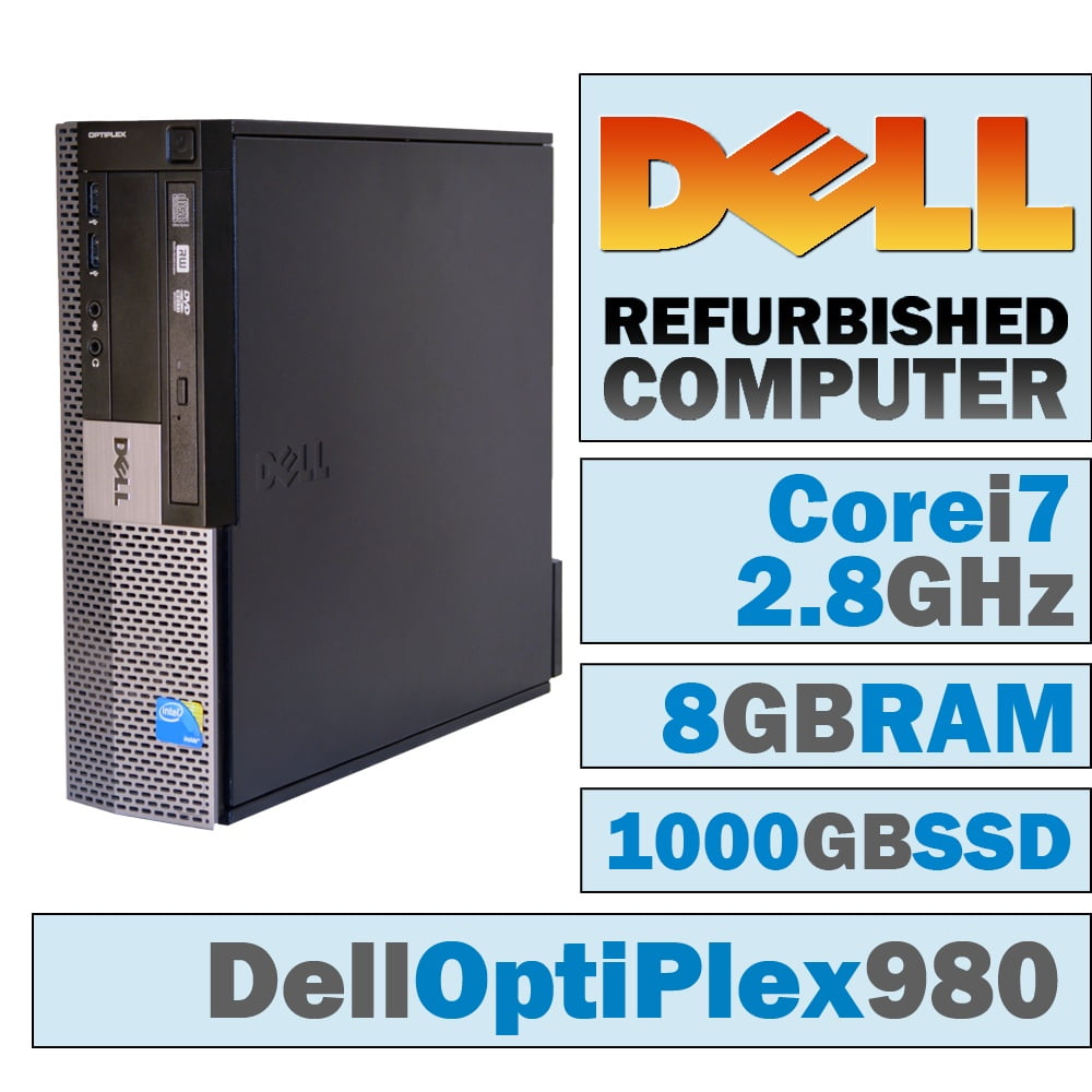 Dell OptiPlex 980 SFF/Core i7-860 Quad @ 2.8 GHz/DVI Graphics Card/8GB ...