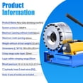 Handheld Hydraulic Hose Crimper Machine, 8 Dies Set Included ...