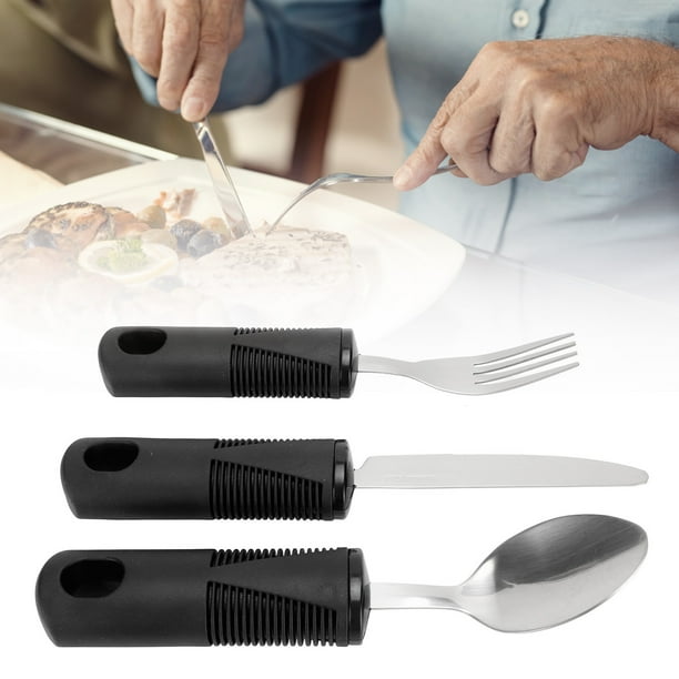Adaptive Utensil Set, Prevent Shaking Stainless Steel Smoothing ...
