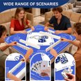 American Mah Jongg Mat with Charleston Rules, 31.5"x31.5" Non-Slip ...