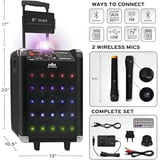 KaraoKing Karaoke Machine with Bluetooth, Wireless Microphone Speaker ...