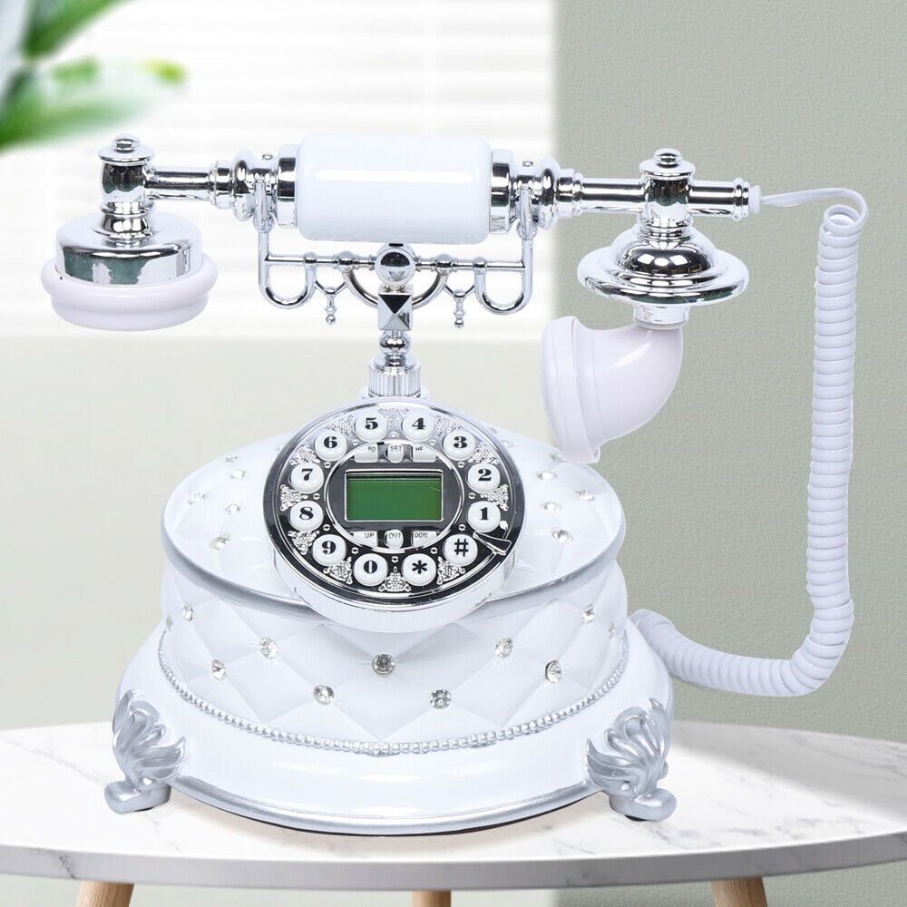 Mkyiongou European Style Old Fashioned Antique Telephone Resin Desk ...