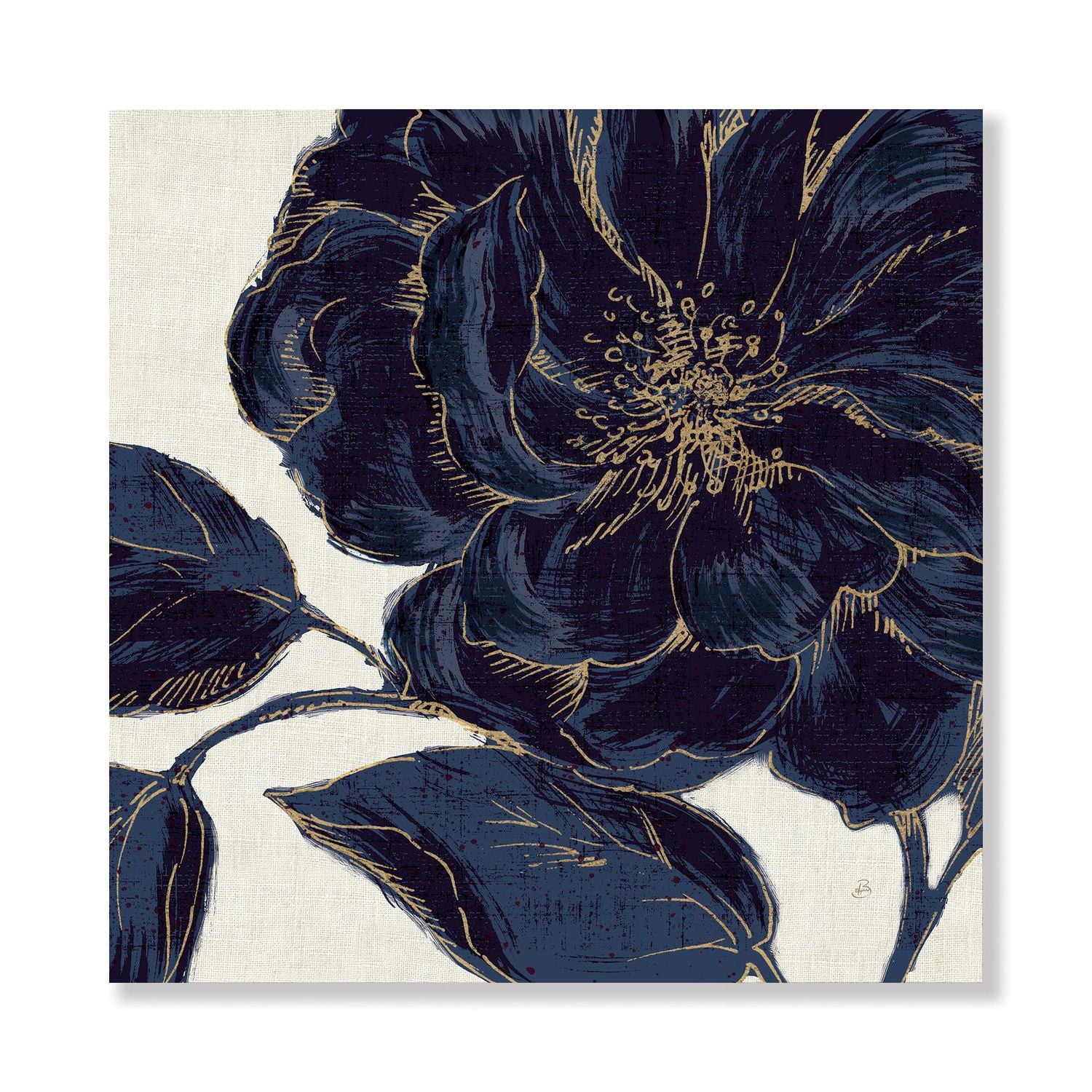 Click here for Designart Dark Rose Gilded Gold Canvas Wall Art 30... prices