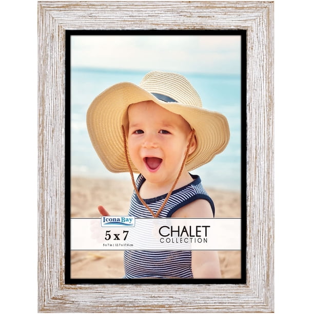 Icona Bay 5x7 Transom Brown Picture Frames, Modern Rustic Style, 1 Pack ...